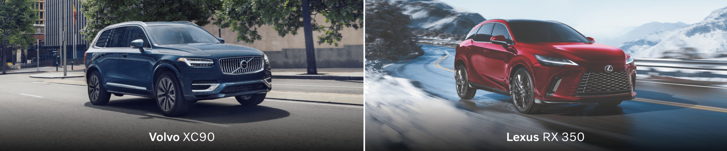 Volvo XC90 Vs. Lexus RX 350: Luxury SUV Comparison