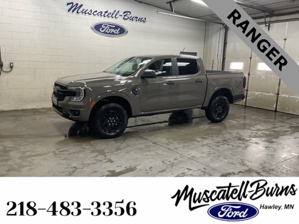 New 2025 Ford Ranger Truck XLT Marsh Gray for Sale in Hawley MN | Stock ...