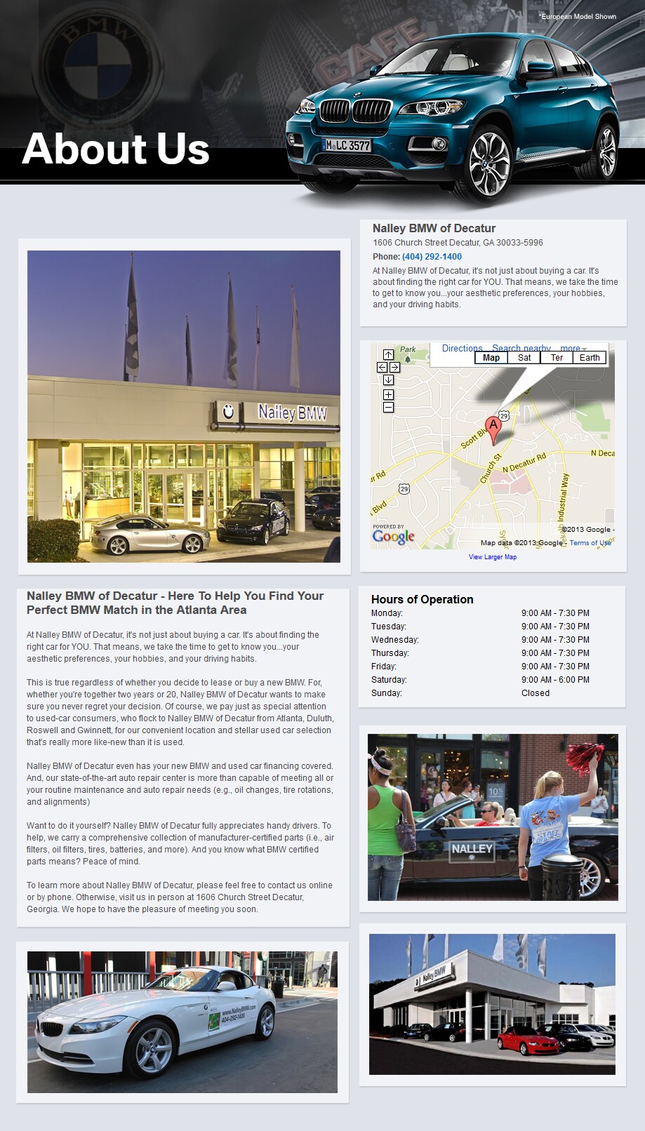 About Us Nalley BMW | Nalley BMW of Decatur