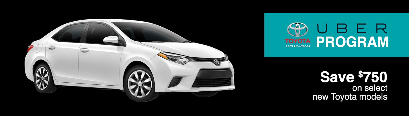 Toyota Uber Program | Nalley Toyota of Roswell | Serving Atlanta, Marietta