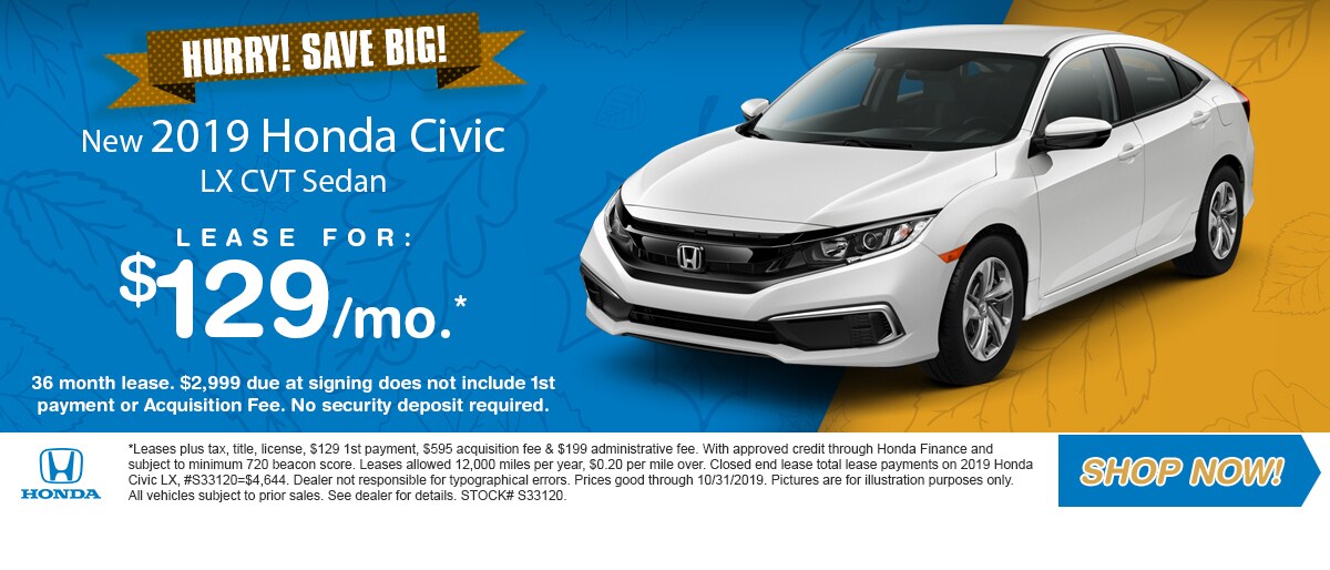 New Honda Lease Deals | Ed Napleton Honda St. Peters | Ed Napleton Honda