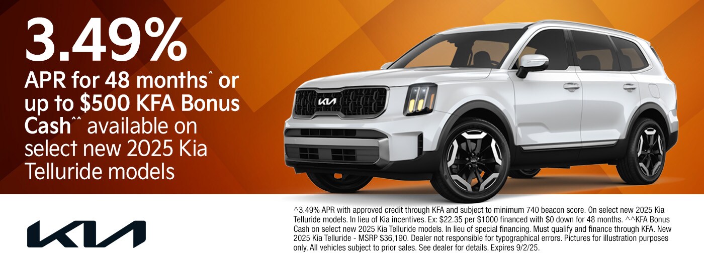 New Kia Specials - Kia Lease Deals Indianapolis, IN | Kia of Carmel