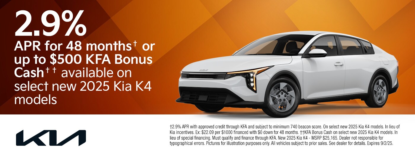 New Kia Specials - Kia Lease Deals Indianapolis, IN | Kia of Carmel