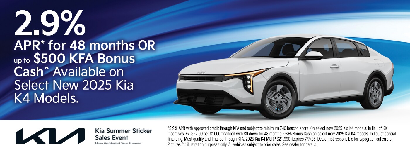 New Kia Specials - Kia Lease Deals Indianapolis, IN | Kia of Carmel