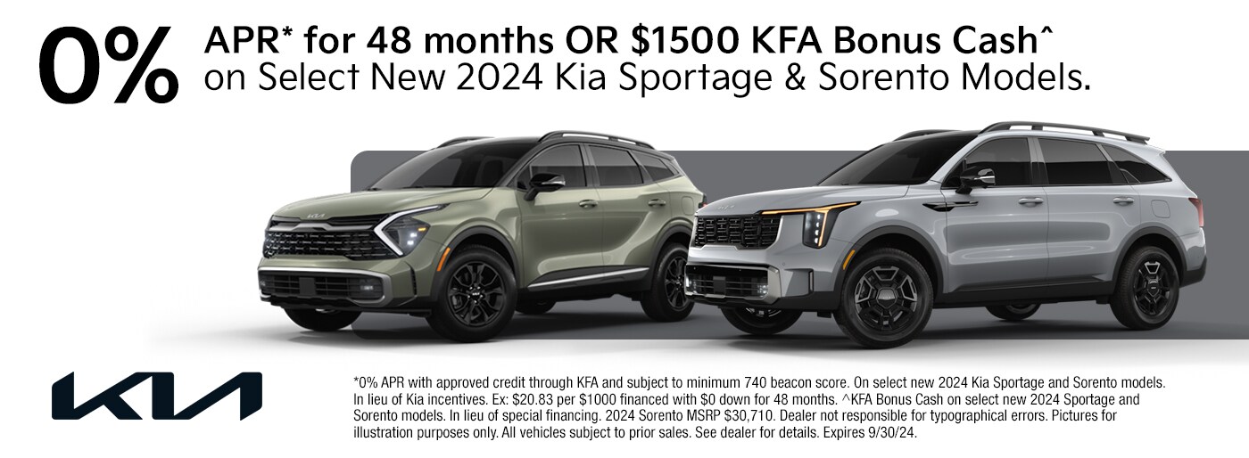 New Kia Specials | Kia Deals – Car & SUV Deals | Napleton River Oaks Kia