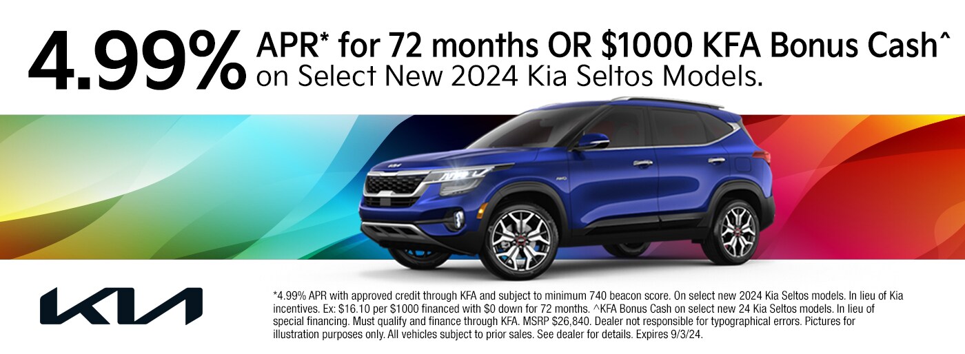 New Kia Specials | Kia Deals – Car & SUV Deals | Napleton River Oaks Kia