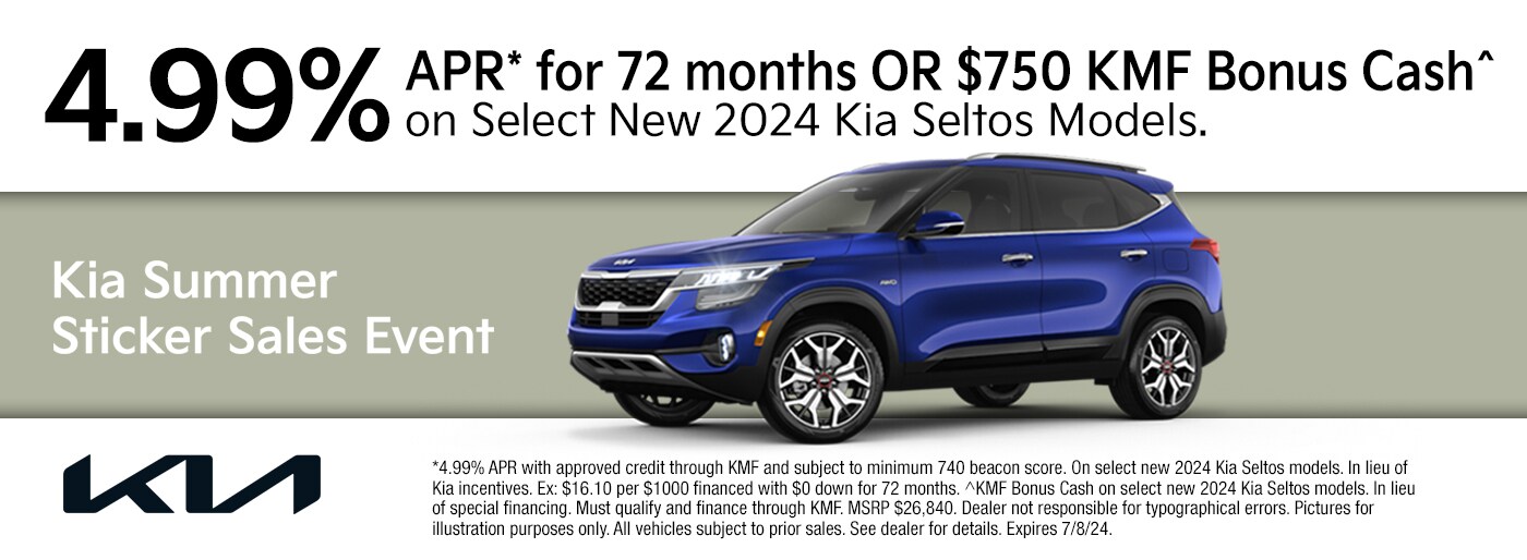 New Kia Specials | Kia Deals – Car & SUV Deals | Napleton River Oaks Kia