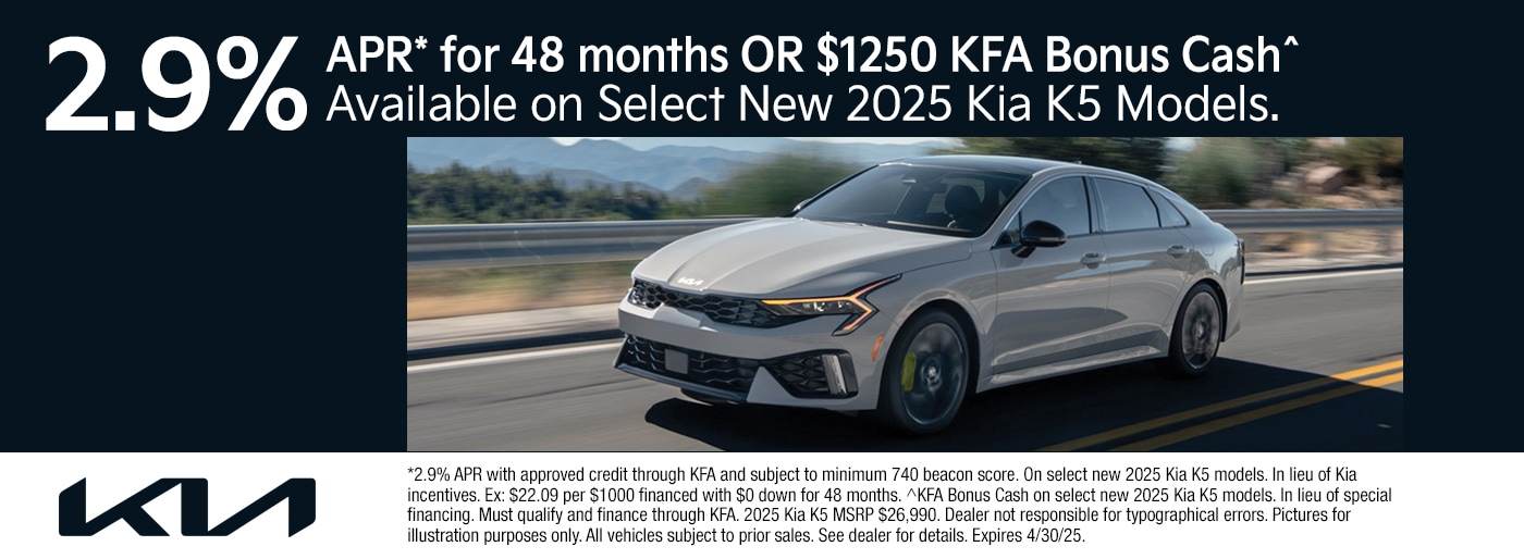 New Kia Specials | Kia Deals – Car & SUV Deals | Napleton River Oaks Kia