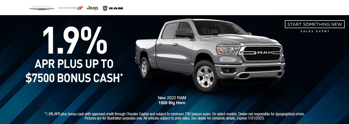 New Chrysler Dodge Jeep RAM Special Offers | Arlington Heights, IL