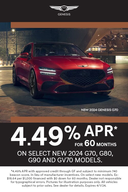Genesis lease specials West Palm Beach Napleton's Genesis dealership