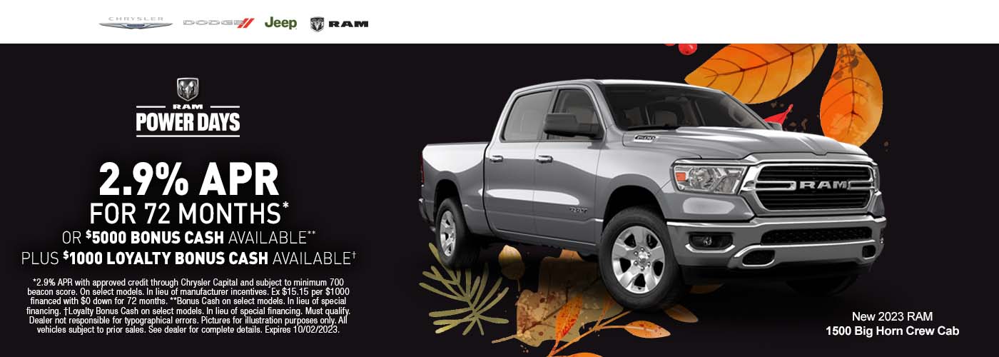 Specials New | Napleton's Northlake Chrysler Dodge Jeep Ram