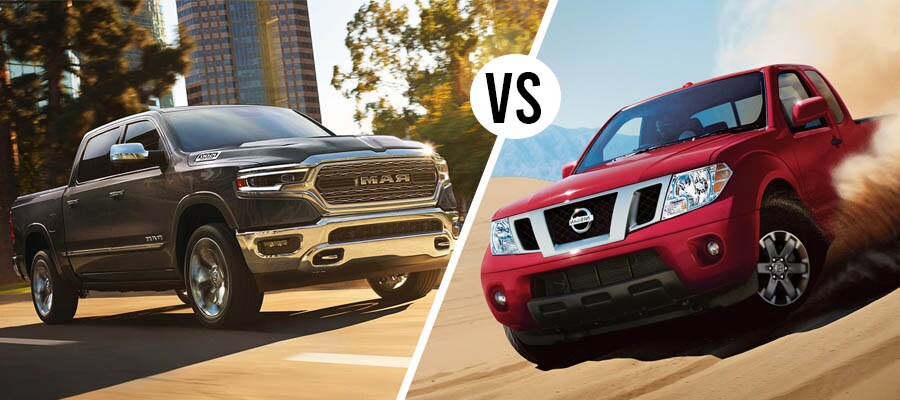 Ram 1500 vs Nissan Frontier Comparison Review | Napleton's River Oaks ...