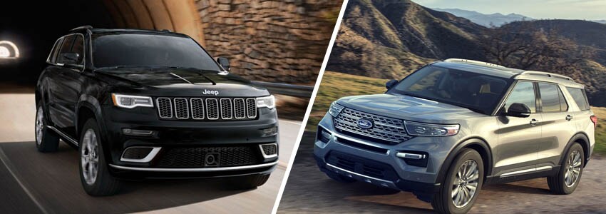 Jeep Grand Cherokee vs Ford Explorer Comparison Review | Napleton's ...