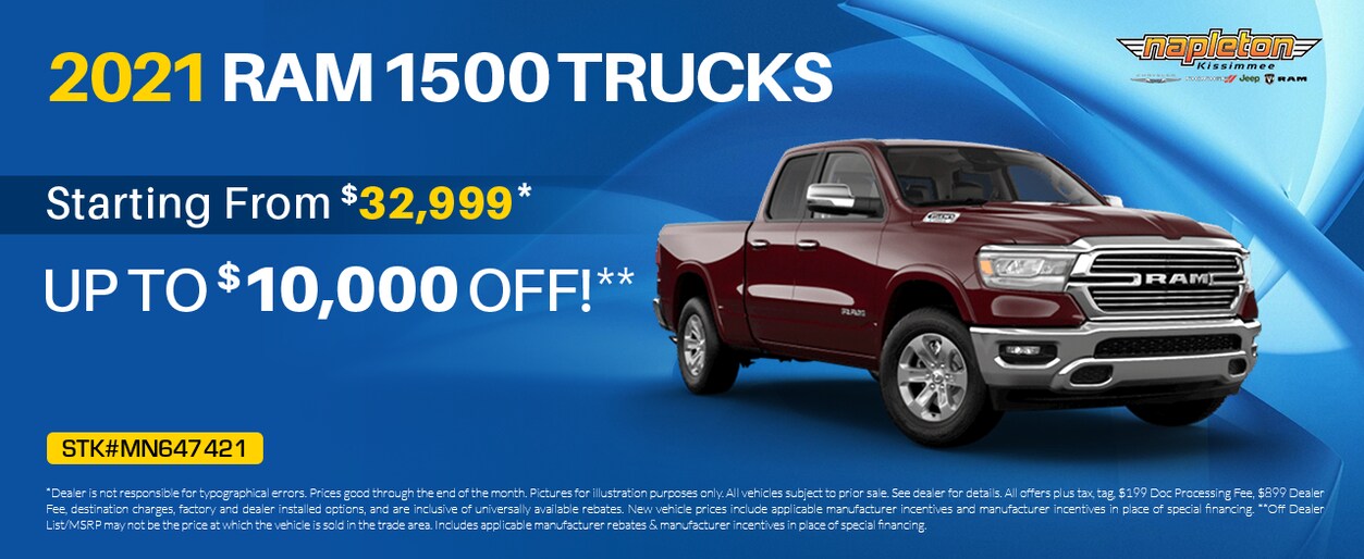 Napleton Chrysler Jeep Dodge Ram dealer Orlando Kissimmee