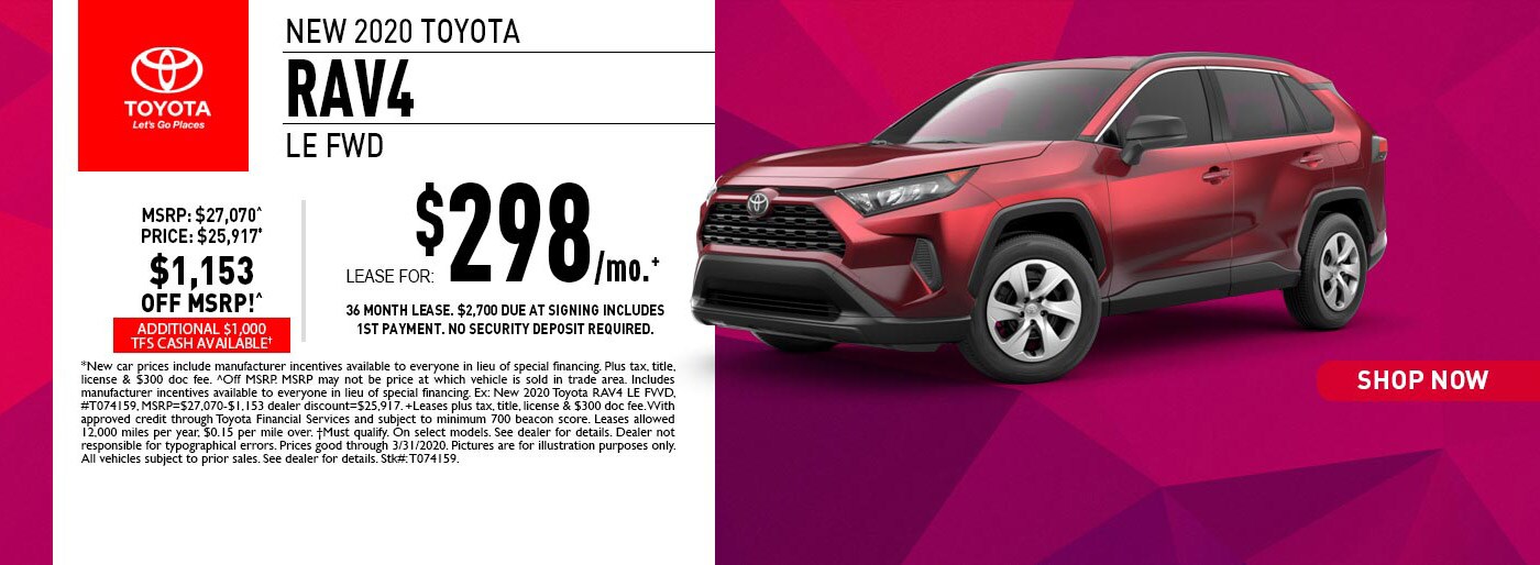 New Toyota Special Offers | Napleton's Toyota of Urbana