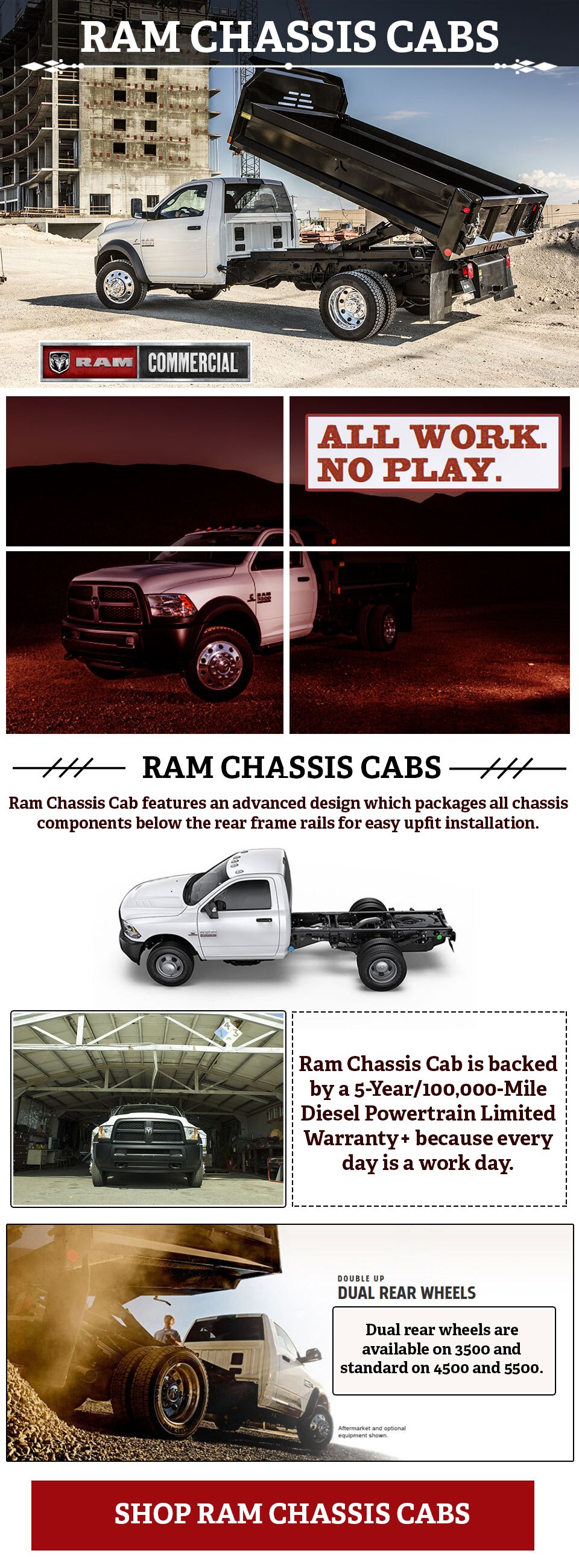 Ram Chassis Cabs National Dodge Chrysler Jeep Ram