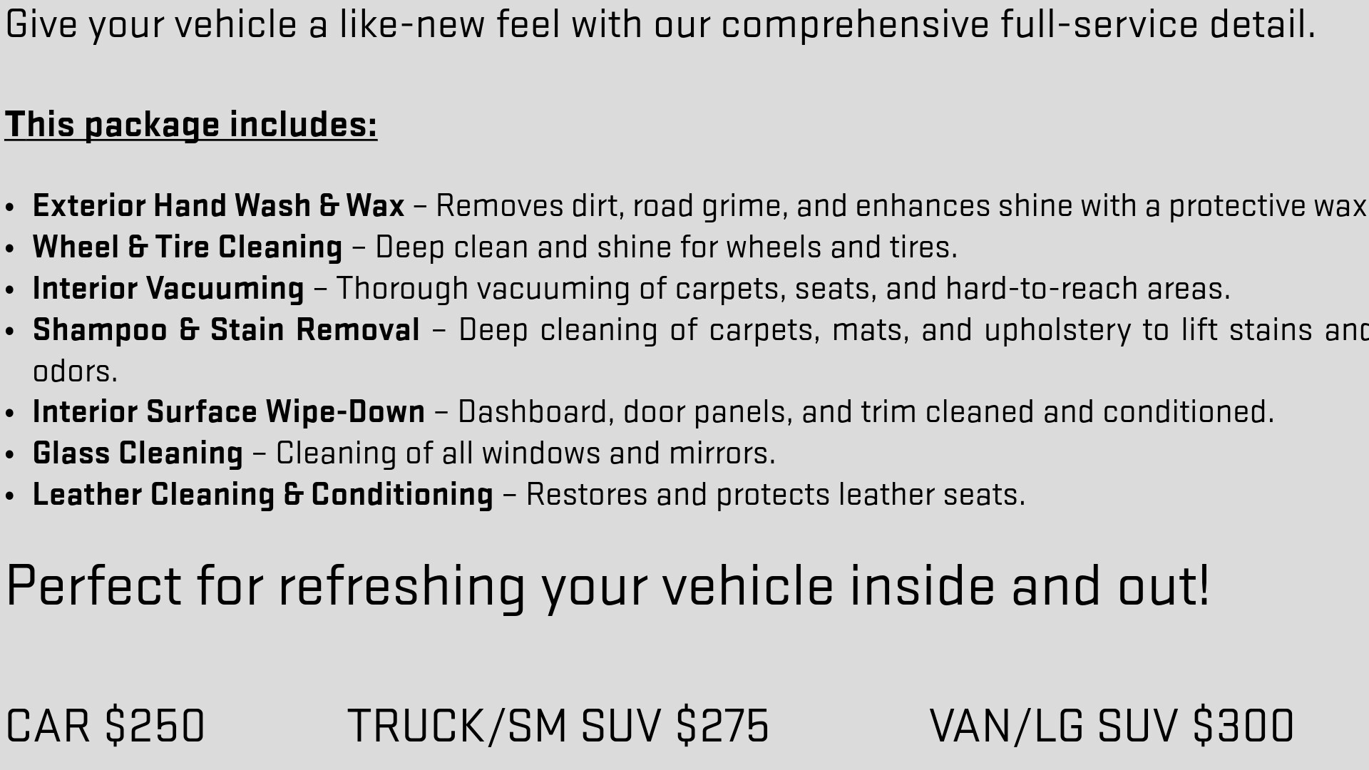 Nelson Detail Center | Nelson Auto Center