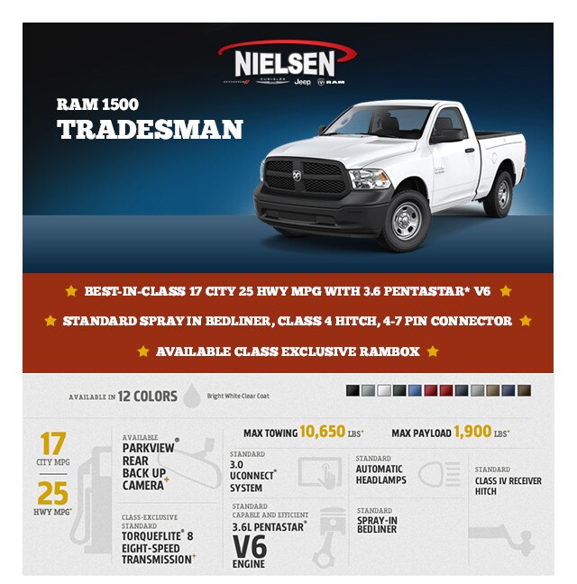 You Can Trust the Ram 1500 Tradesman® to Help With Your Toughest Jobs ...