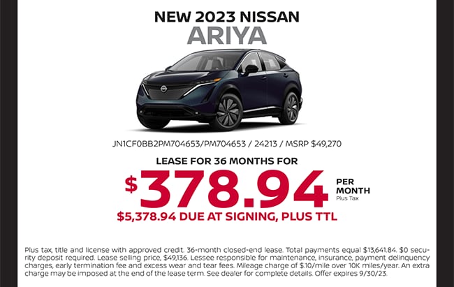 Lease Specials Nissan of McKinney