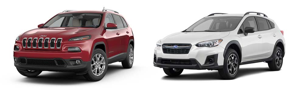 Jeep Cherokee vs. Subaru Crosstrek Comparison