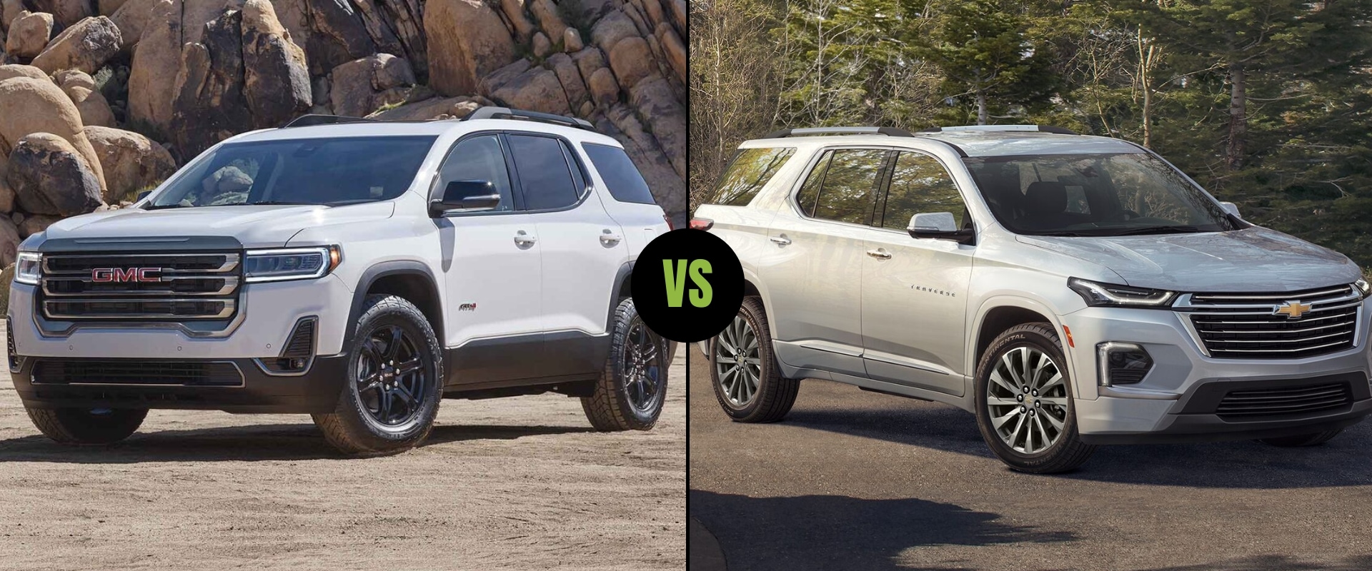 2023 GMC Acadia vs. 2023 Chevy Traverse Comparison - How to Know Which ...