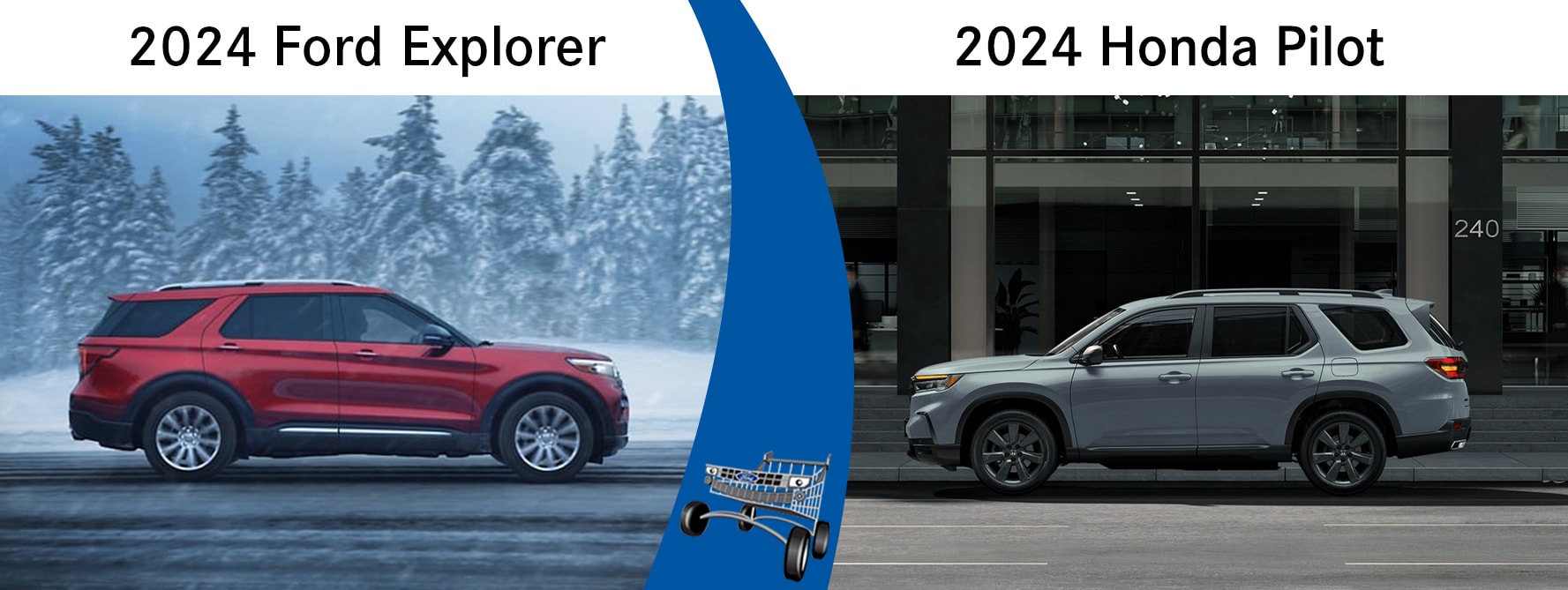 How the 2024 Ford Explorer Compares to the 2024 Honda Pilot in Chicago ...