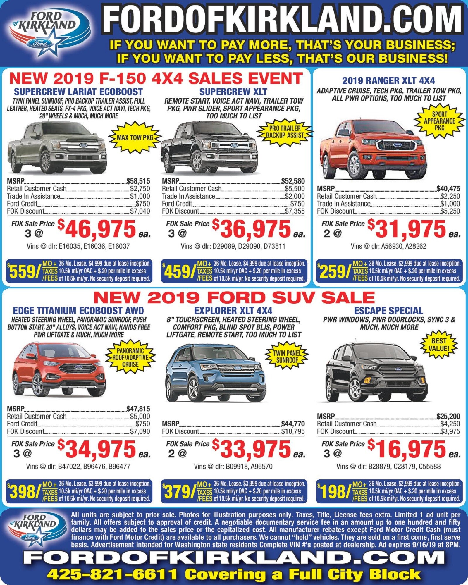 Ford of Kirkland | Ford Truck Month Sales Event | Ford New and Used ...