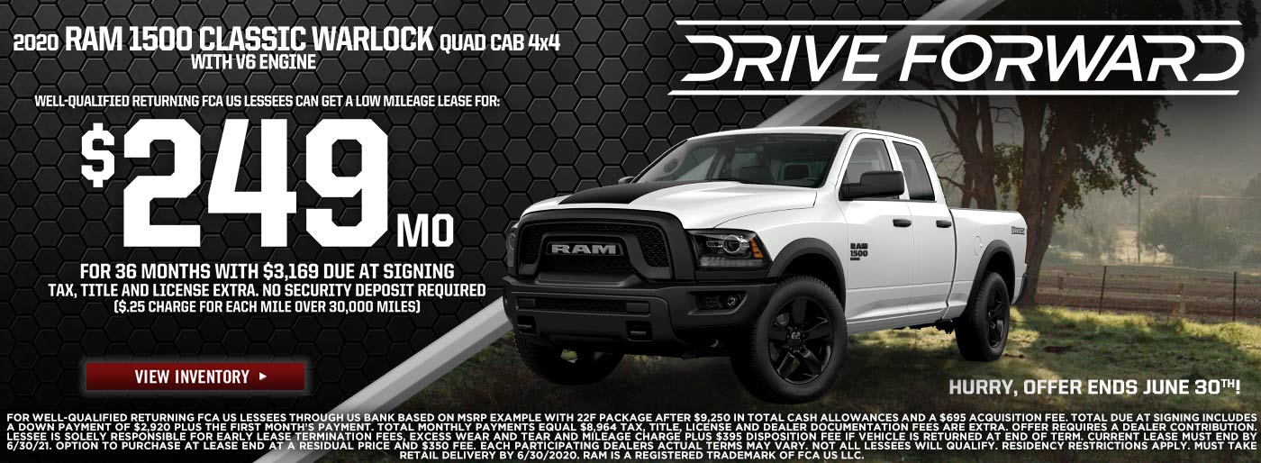 New Vehicles Specials | Ontario Auto Ranch Chrysler Dodge Jeep Ram