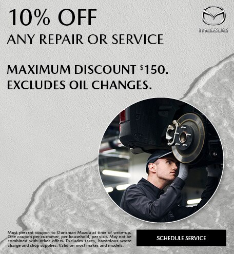 Mazda Service Coupons & Specials in Laurel, MD | Ourisman Mazda