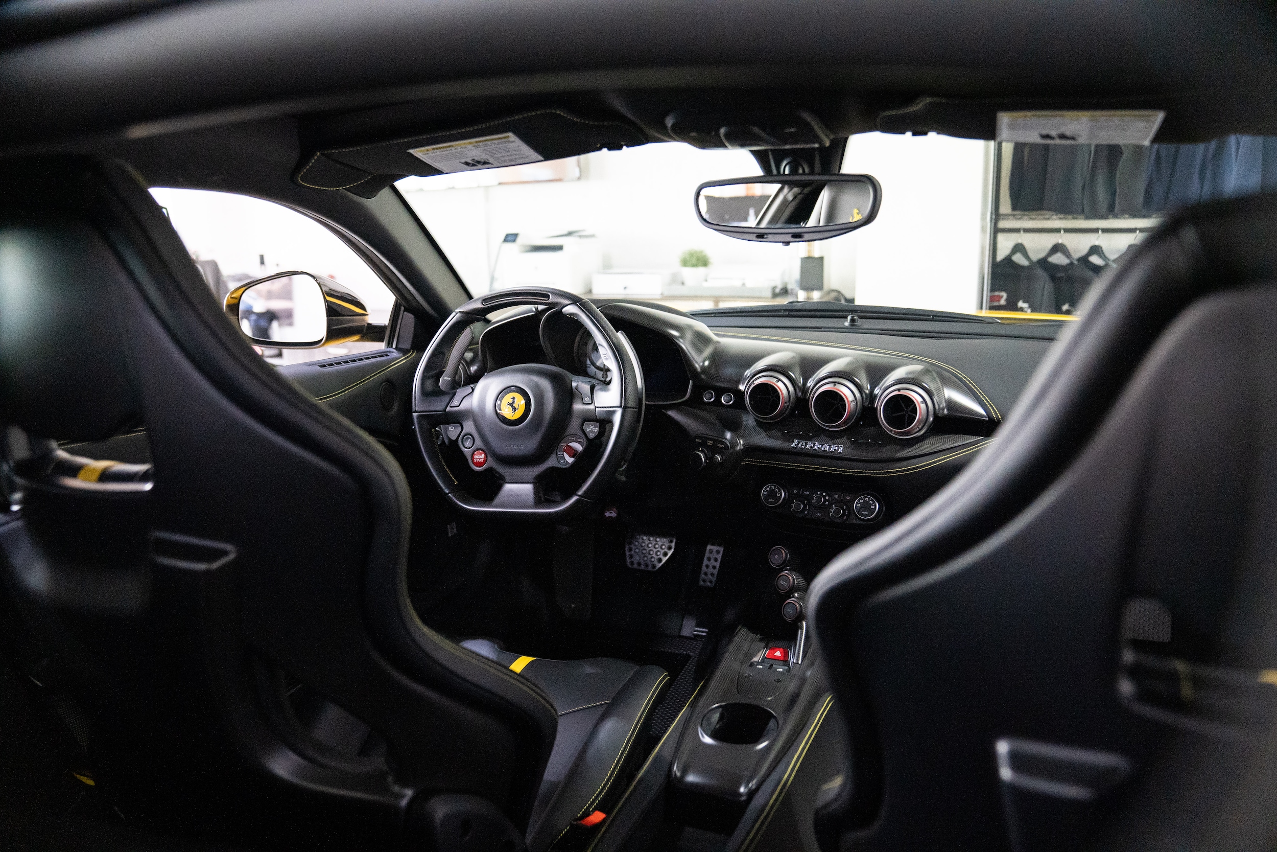 Ferrari F12 Black Interior