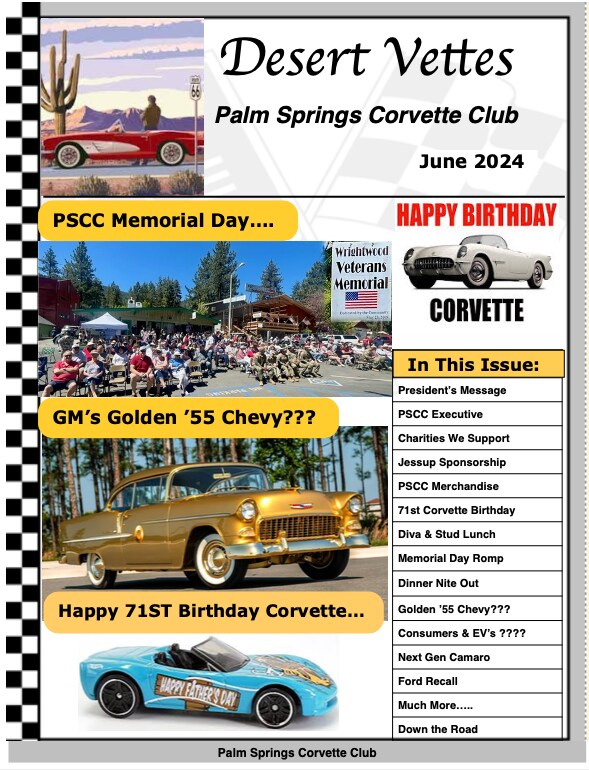 2024 News Letters | Palm Springs Corvette Club ...