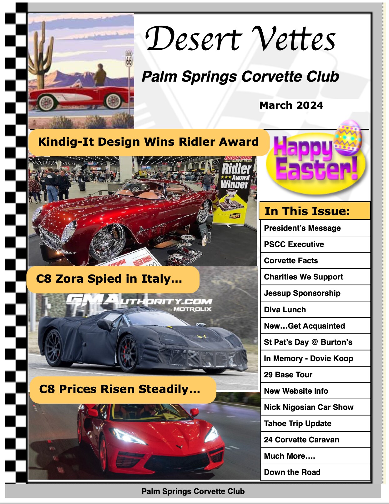 2024 News Letters | Palm Springs Corvette Club ...