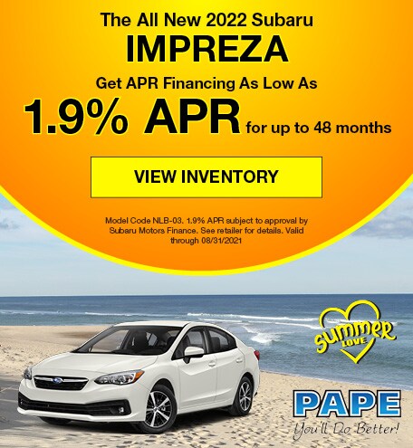 Pape Subaru New Subaru Specials in South Portland, Maine