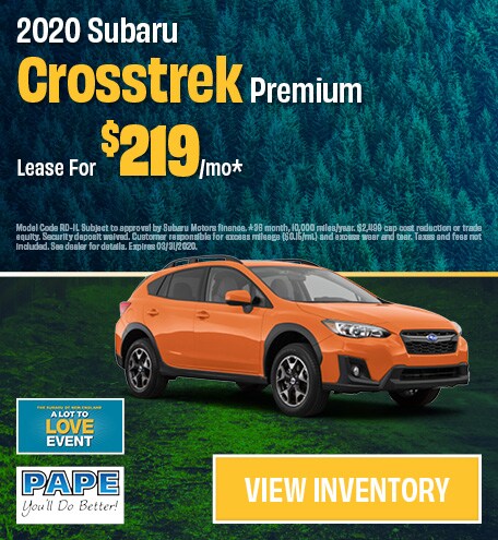 Pape Subaru New Subaru Specials in South Portland, Maine