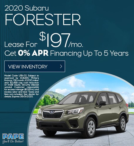 Pape Subaru New Subaru Specials in South Portland, Maine