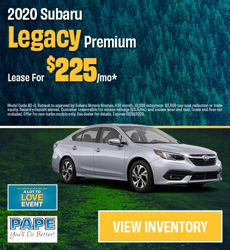 Pape Subaru New Subaru Specials in South Portland, Maine