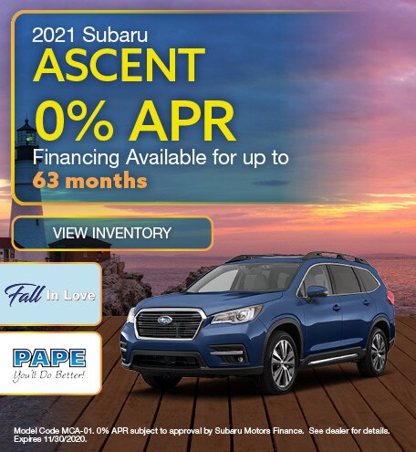 Pape Subaru New Subaru Specials in South Portland, Maine