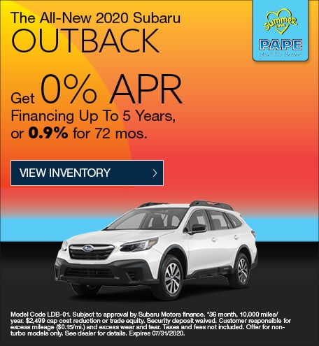 Pape Subaru New Subaru Specials in South Portland, Maine