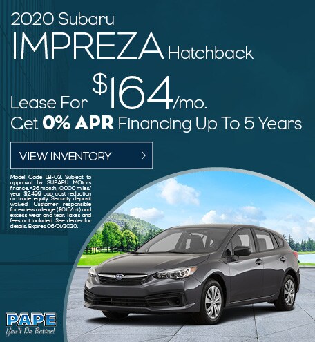 Pape Subaru New Subaru Specials in South Portland, Maine