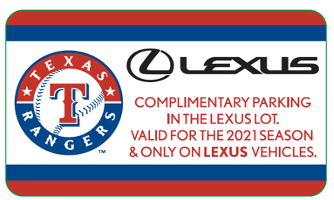 Lexus Owner Benefits | Texas Rangers