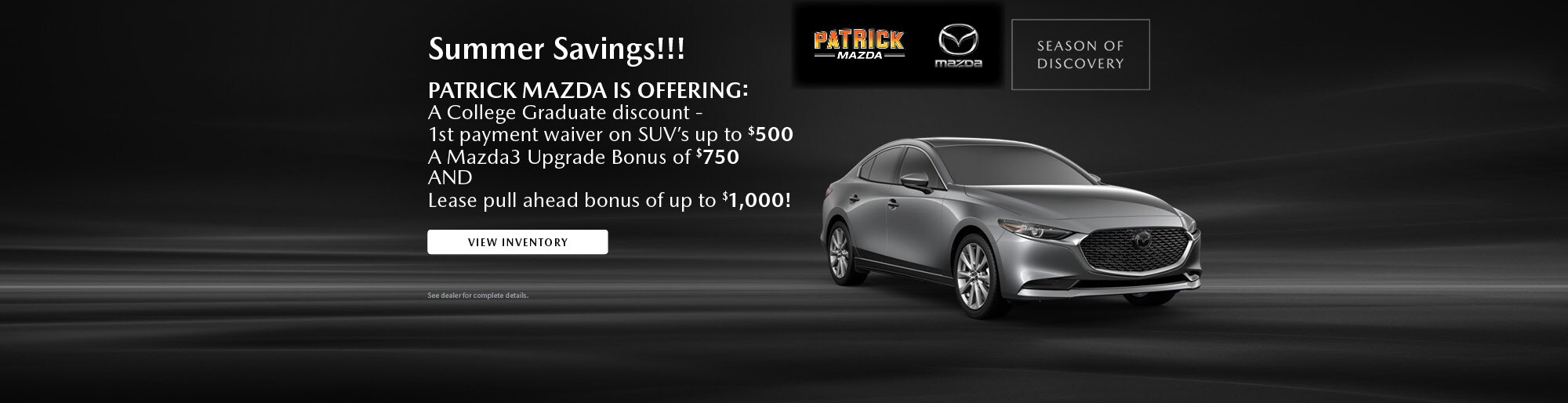 Patrick Mazda | New & Used Mazda Dealer - Service & Parts | Worcester