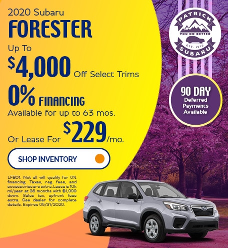 Our Best Vehicle Specials | Patrick Subaru