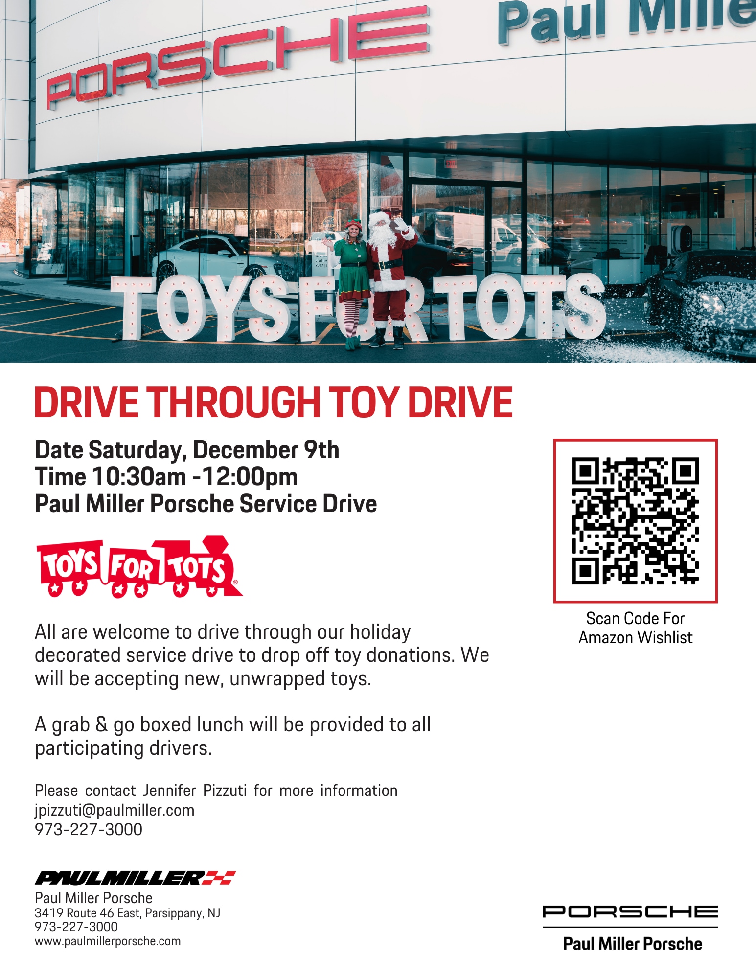 Paul Miller Porsche Toys for Tots | Paul Miller Porsche