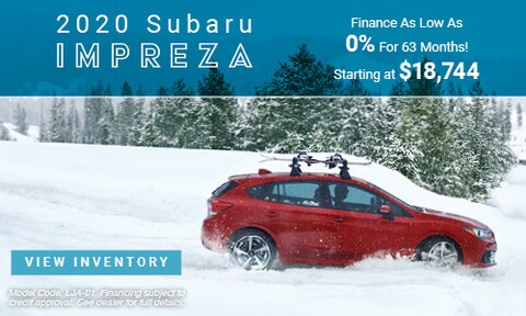 New Vehicle Specials | Peninsula Subaru