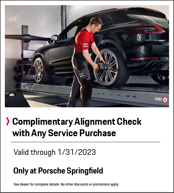Vehicle Parts Specials | Porsche Springfield