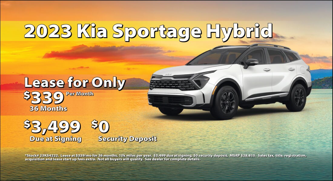 Kia Lease Offers - Monthly Kia Specials | Premier KIA