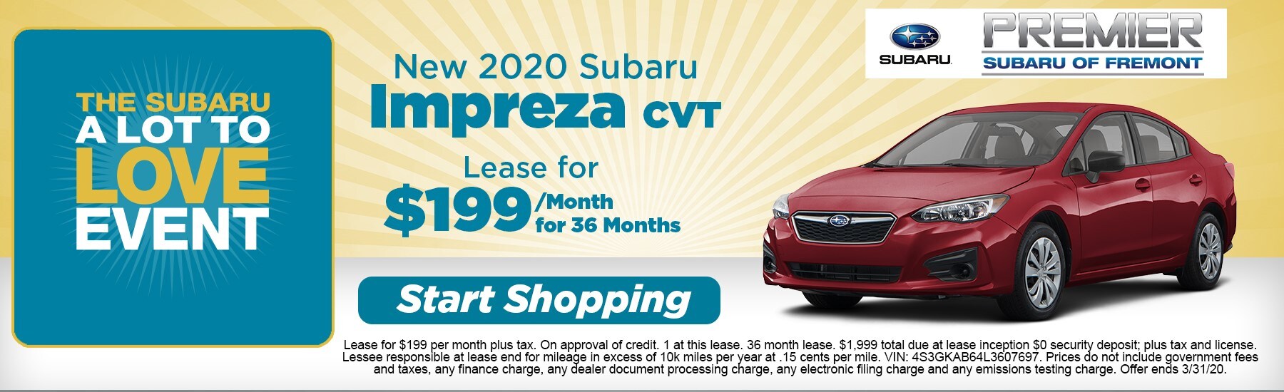 New Subaru & Used Car's near Oakland |Premier Subaru of Fremont