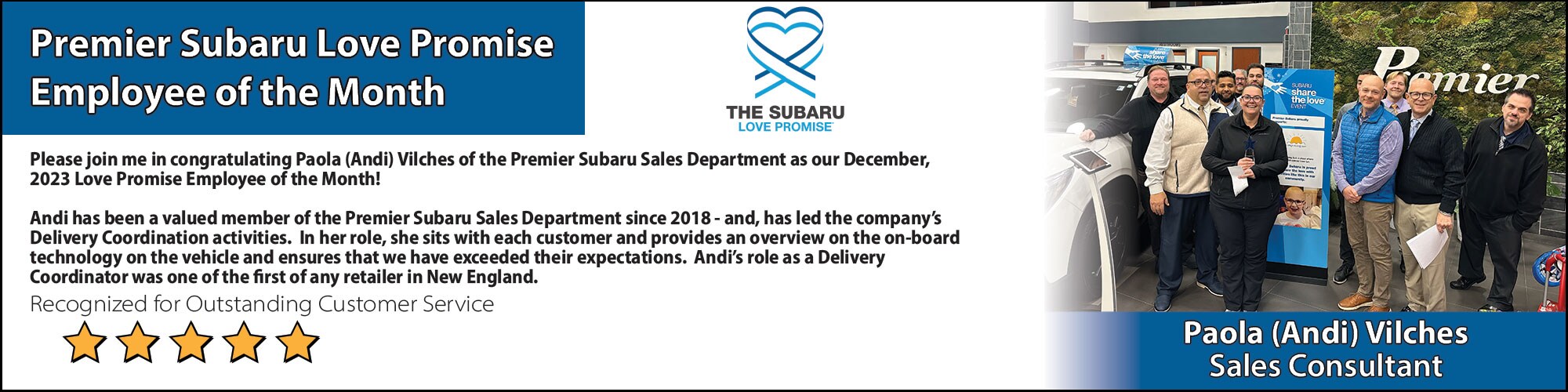 Premier Subaru Staff - Subaru Dealers CT | Subaru in Branford CT