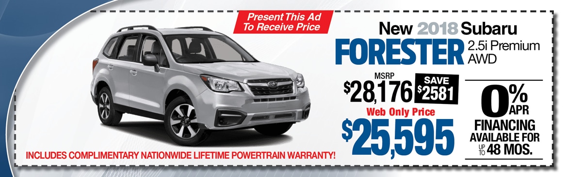 Premier Subaru Branford New Car Special Web Pricing | Premier Subaru
