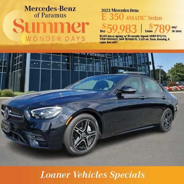 Retired Courtesy / Executive Demo Vehicle Specials | Mercedes-Benz of ...